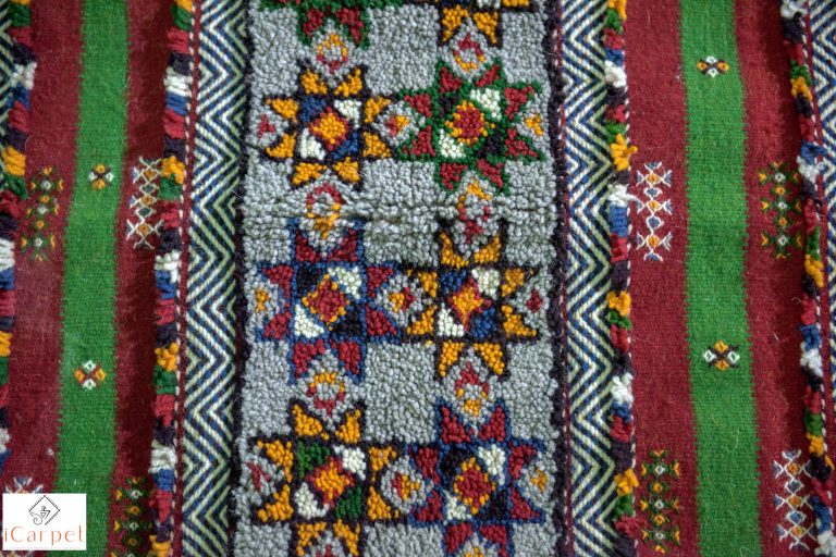 Traditional Handmade Moroccan Berber Taznakht rug - ICarpet